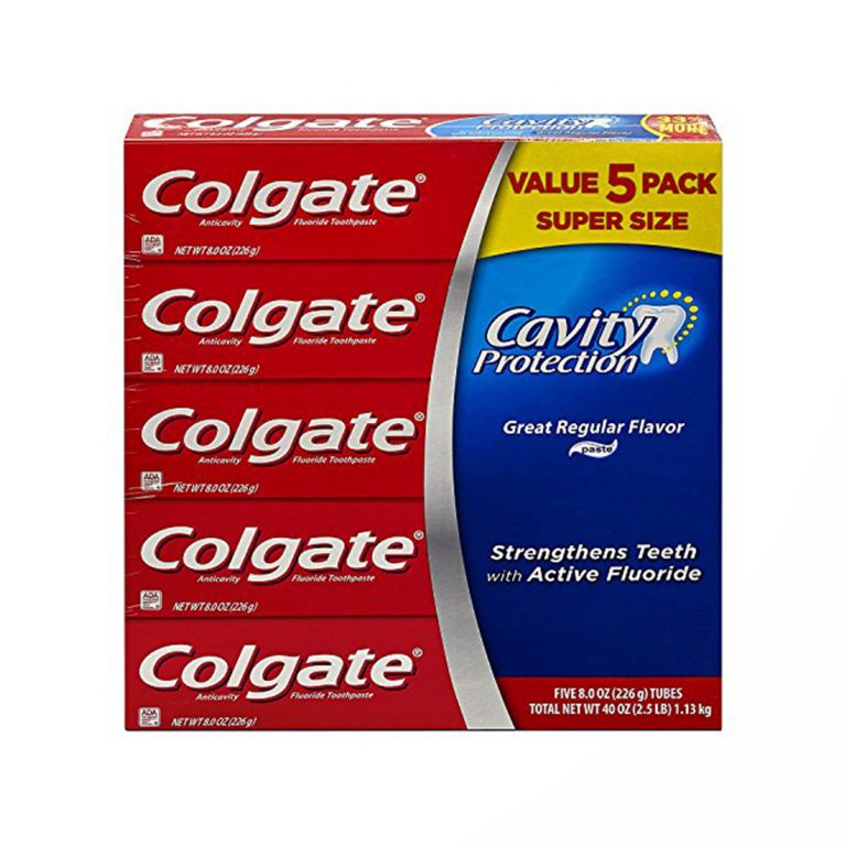 Colgate Cavity Protection Regular Flavor Fluoride Toothpaste 8 Ounce ...